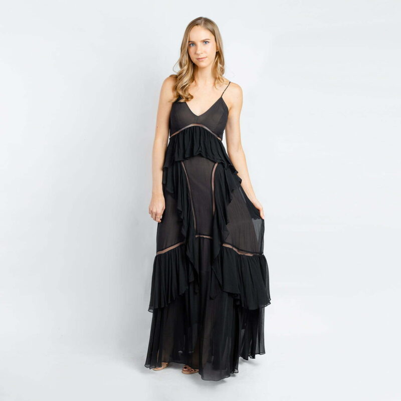 BCBG liso negro - La Percha